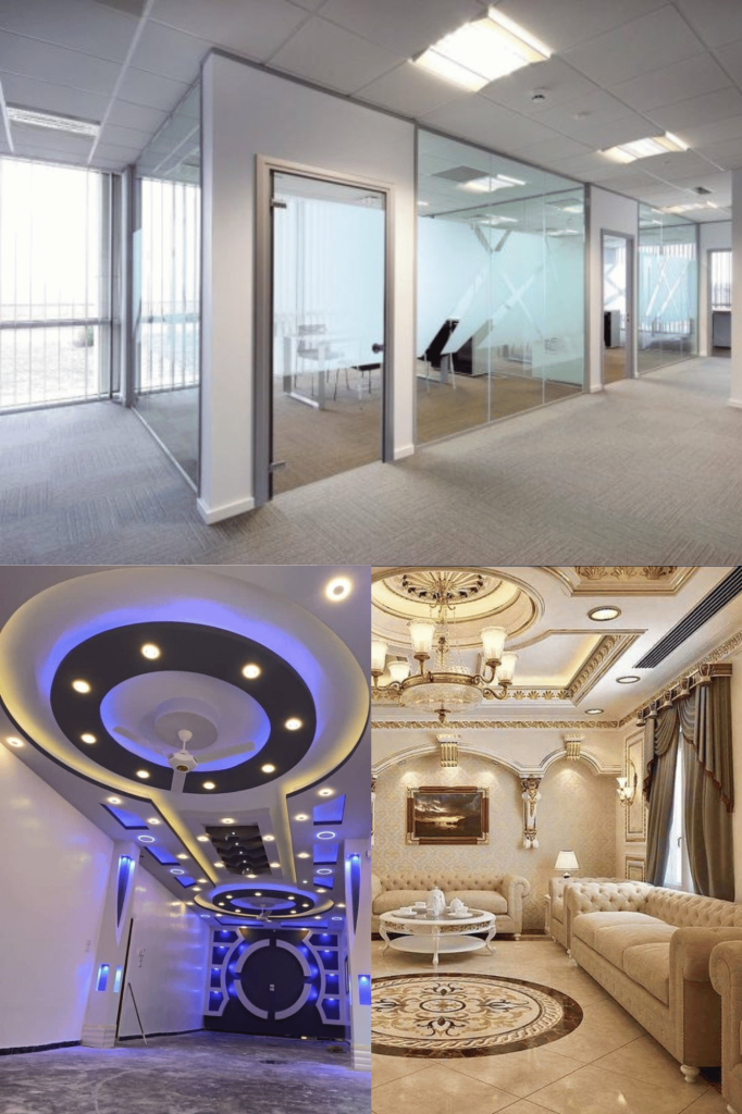 Gypsum Partition – House Maintenance Services in Qatar.